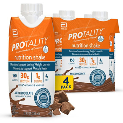 Ensure Protality Chocolate 4 Pack - 11 Fl. Oz. - albertsons