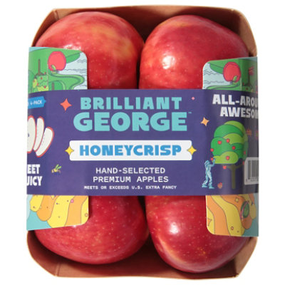 Apples Honeycrisp - 4 Count - safeway