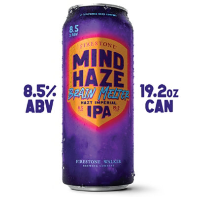 Firestone Walker Mind Haze Brain Melter Hazy Ipa Can - 19.2 Fl. Oz. - vons