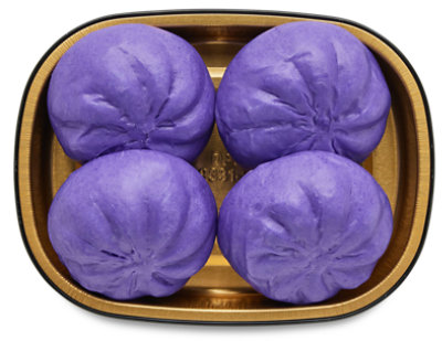 Ube Sweet Potato Bun - 4 Count - safeway