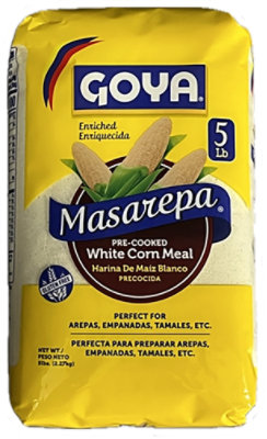 GOYA Pre cooked White Corn Meal 5 Lb - 80 Oz - starmarket