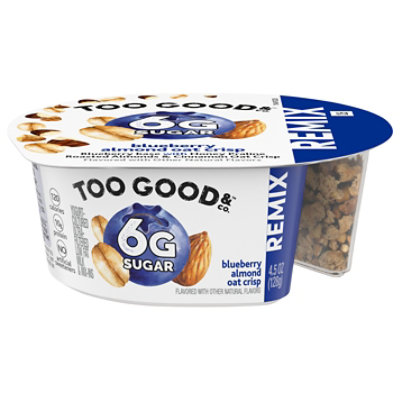 Too Good & Co. Blueberry Yogurt with Almonds and Oats - 4.5 Oz. - vons