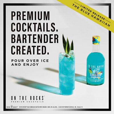 On The Rocks Blue Hawaiin - 375 Ml - safeway