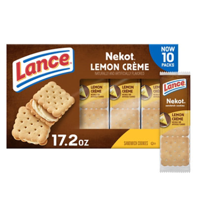 Lance Nekot Lemon Creme - 10 Count - jewelosco
