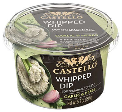 Castello Garlic & Herb Whipped Dip - 5.3 Oz - albertsons