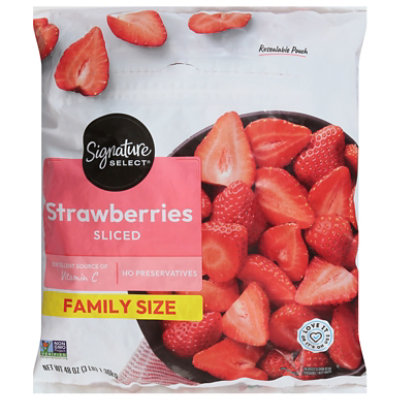 Signature SeleCount Sliced Strawberries - 48 Oz - albertsons