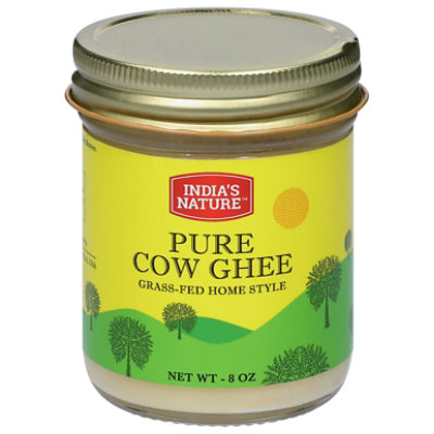 Indias Nature Ghee Homestyle Grass Fed Cow - 8 Oz - safeway