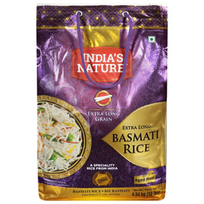 Indias Nature Basmati Rice Extra Long - 10 L - safeway