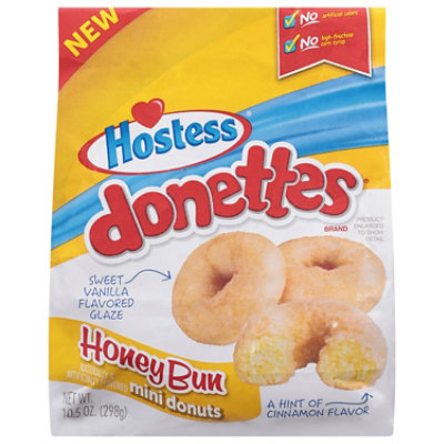 Hostess Honey Bun Donettes - 10.5 Oz - albertsons