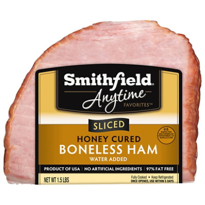 Smithfield Quarter Ham Honey - 1.5 Lb - albertsons