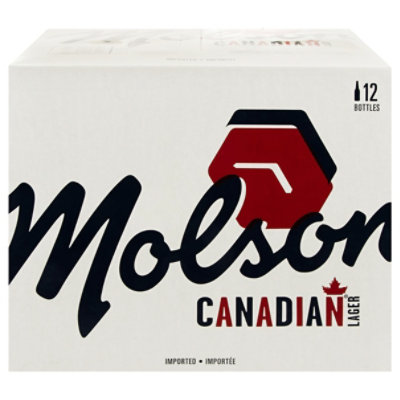 Molson Canadian Beer In Bottle 12 Count - 11.5 Fl. Oz. - albertsons
