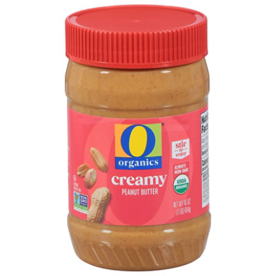 O Organics Old Fashioned Creamy Peanut Butter - 16 Ounce - safeway