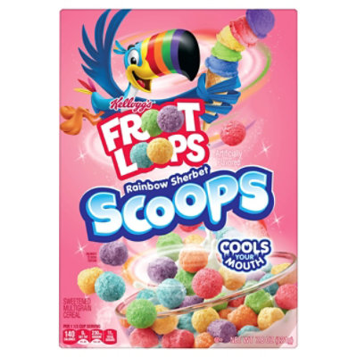 Kelloggs Froot Loops Scoops Cereal 7.8Oz - 7.8 Oz - albertsons