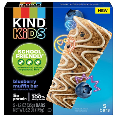 Kind Blueberry Muffin Kids Allergen Friendly 5 Count - 5 Count - albertsons