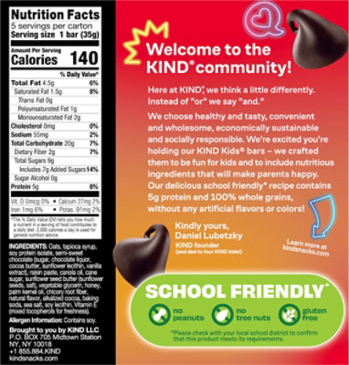Kind Chocolate Chip Kids 5 Count - 5 Count - safeway