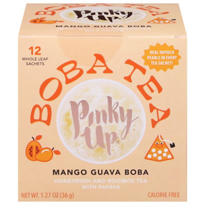Mango Guava Boba Tea In Sachets By Pinky - 12 CT - safeway