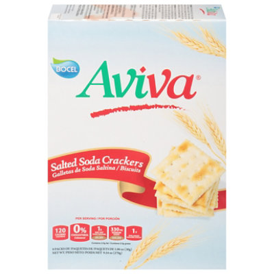 Aviva Soda Crackers - Saltine Box - 9.54 OZ - jewelosco