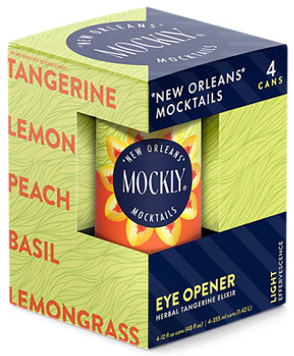 Mockly Eye Opener Mocktail 4/12oz In Cans - 4-12 FZ - albertsons