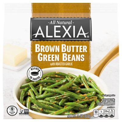 Alexia Green Beans Brown Butter - 11 OZ - safeway