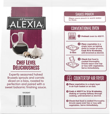 Alexia Carrots & Brussels Balsamic - 14 OZ - safeway