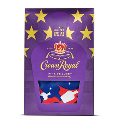 Crown Royal Deluxe 750ml With Camouflage Decorated Bag - 750 ML - jewelosco