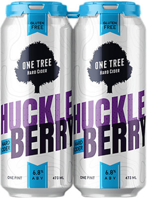 One Tree Huckleberry Hard Cider 4pk 64fl Oz In Cans - 4-16 FZ - albertsons