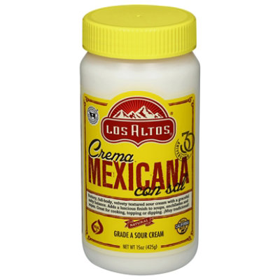 Los Altos Crema Mexicana Con Sal Dli - 15 OZ - safeway