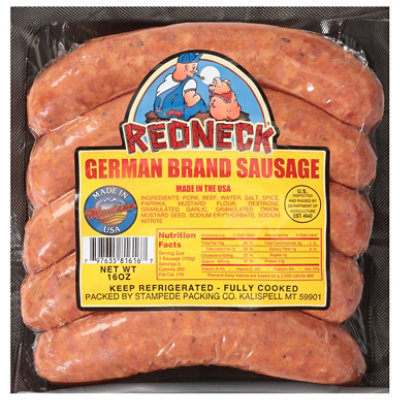 Redneck German Brand Sausage 16 Oz - 16 OZ - albertsons