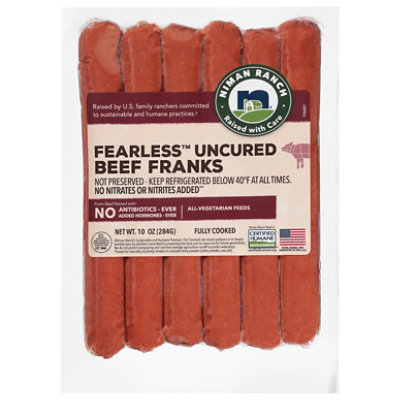 Niman Ranch Beef Franks Uncured - 10 OZ - safeway