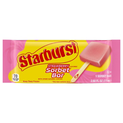 Starburst Strawberry Sorbet Single - 2.6 FZ - vons