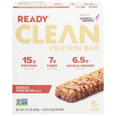 Ready Protein Bar Chocolate Peanut Butter - 5 CT - albertsons