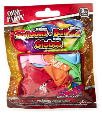 Omni Balloons Happy Birthday - 24 Count - albertsons