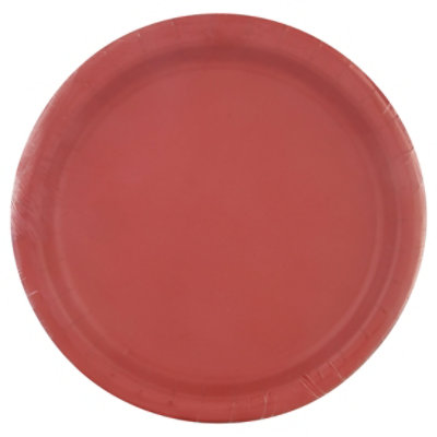 Cre Clsc Red Dinner Plates - 8 CT - safeway