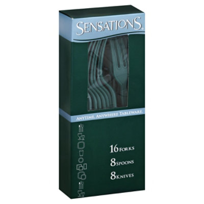 Green Boxed Cutlery - 32 CT - safeway