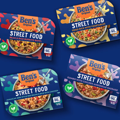 Ben Street Food Veg Fried Rice - 9 OZ - albertsons