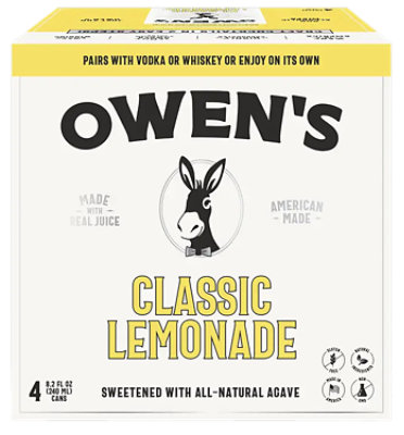 Owens Lemonade Na Mixer 4-240 Ml - 4-240 ML - vons