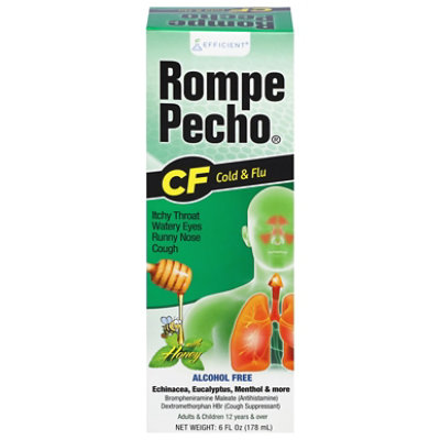 Rompe Pecho Cf Cough & Flu 6fo - 6 FZ - jewelosco