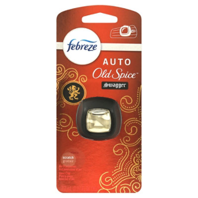 Febreze Auto Old Spice Swag Car Freshener Vent Clip - .07 FZ - albertsons
