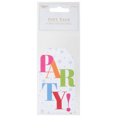 Party Hanging Gift Tag - EA - safeway