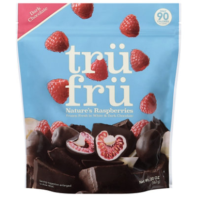 Tru Fru Raspberry Dark White Chocolate Frozen - 20 OZ - safeway