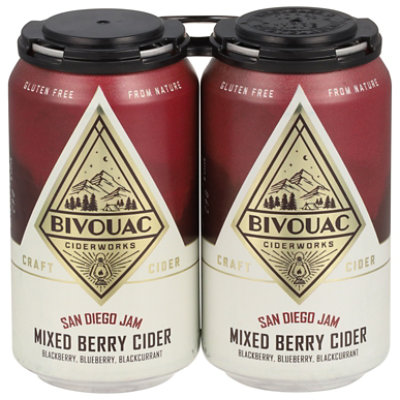Bivouac San Diego Jam Hard Cider 4-12 Fl Oz In Cans - 4-12 FZ - vons