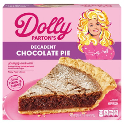 Dolly Parton Multi Serve Pie Chocolate Desserts 21.600 Oz - 21.6 OZ ...