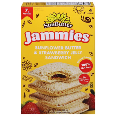 Sunbutter Natural Sandwich Strawberry Jammie - 2 OZ - safeway