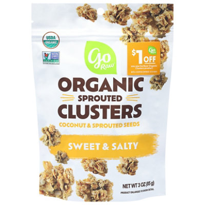 Go Raw Clusters Sweet N Salty 3oz - 3 OZ - carrsqc