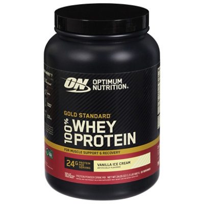 Optimum Nutrition Vanilla Whey Powder - 1.7 LB - albertsons
