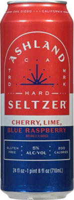 Ashland Hard Seltzer Cherry Lime Blue Raspberry 24 Fl Oz Can - 24 OZ ...