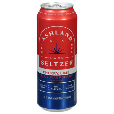 Ashland Hard Seltzer Cherry Lime Blue Raspberry 24 Fl Oz Can - 24 OZ - vons