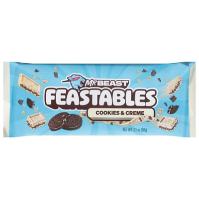 Feastables Cookies And Creme Chocolate Bar - 2.1 OZ - safeway