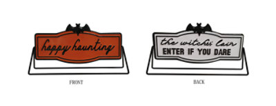 Hypr Metal Decor Flip Sign - EA - safeway