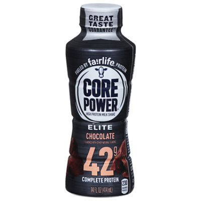 Core Power Elite Milk Shake High Protein Chocolate - 14 Oz - safeway